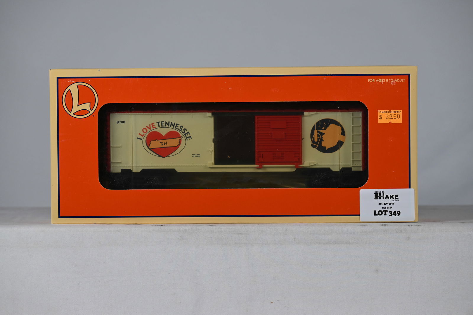 Lionel 6-19988 I Love Tennessee Boxcar W/ Ob Auction