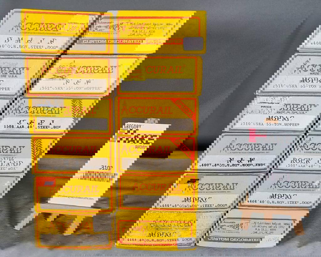 Accurail Ho Guage Freight Cars Auction