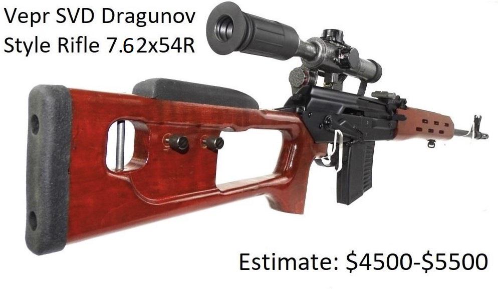 Svd Dragunov Vepr Clone 7.62x54r Rifle