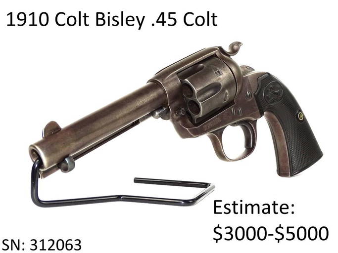 1910 Colt Bisley .45 Colt Revolver