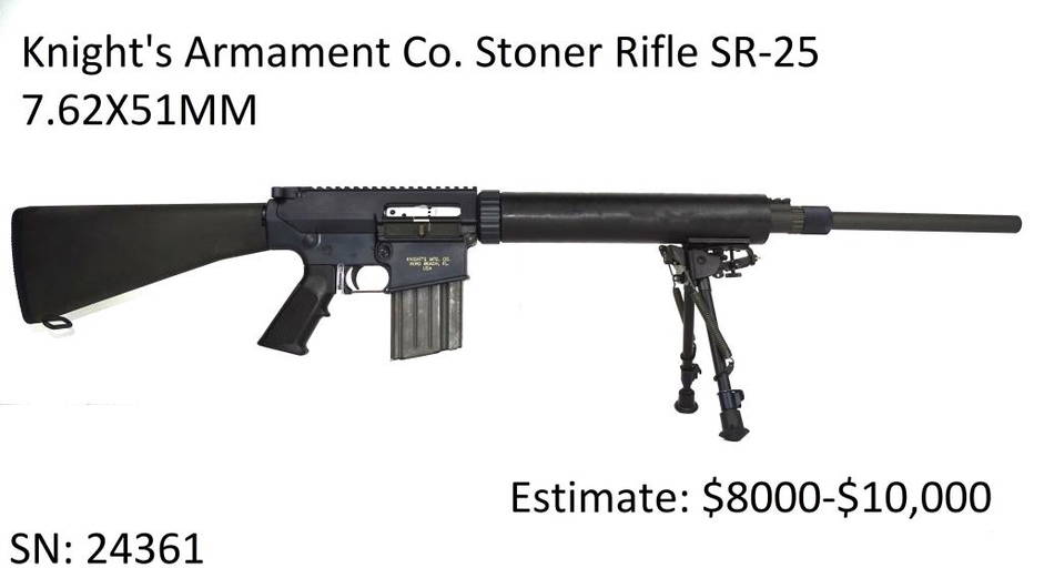 Knight's Armament Co. Stoner Rifle SR-25 7.62X51MM (#20256) on Dec 18 ...