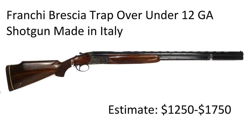 Franchi Brescia Trap Over Under 12 GA Shotgun (#6700E) on Jan 07, 2023 ...