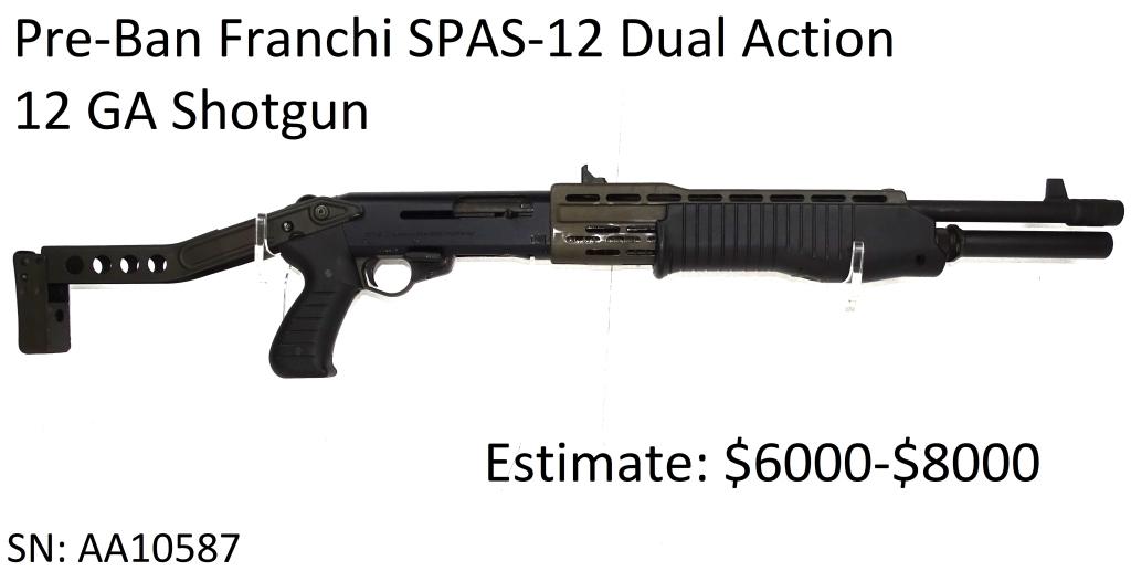 Pre Ban Franchi Spas12 L Dual Action 12 Ga Shotgun