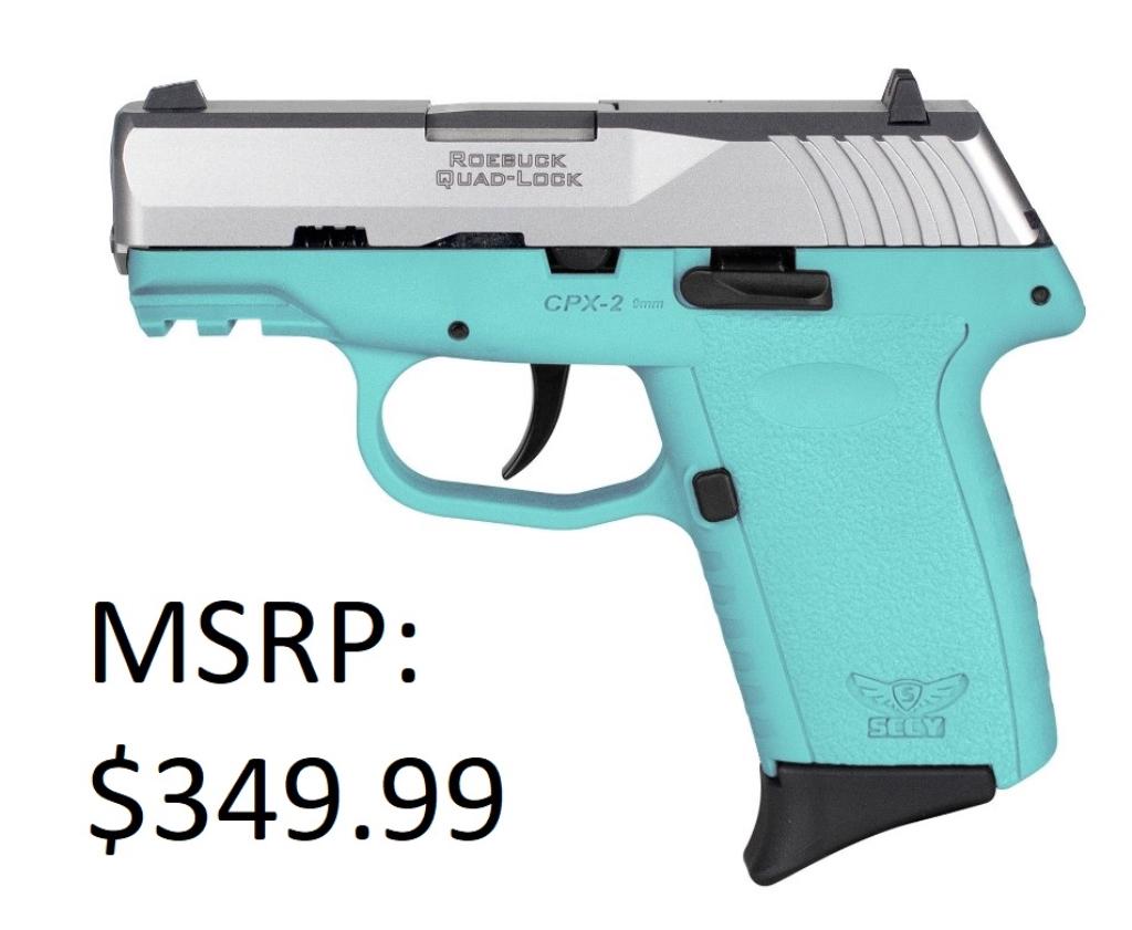 Sccy Industries Cpx 2 Gen 3 9mm Blue Pistol