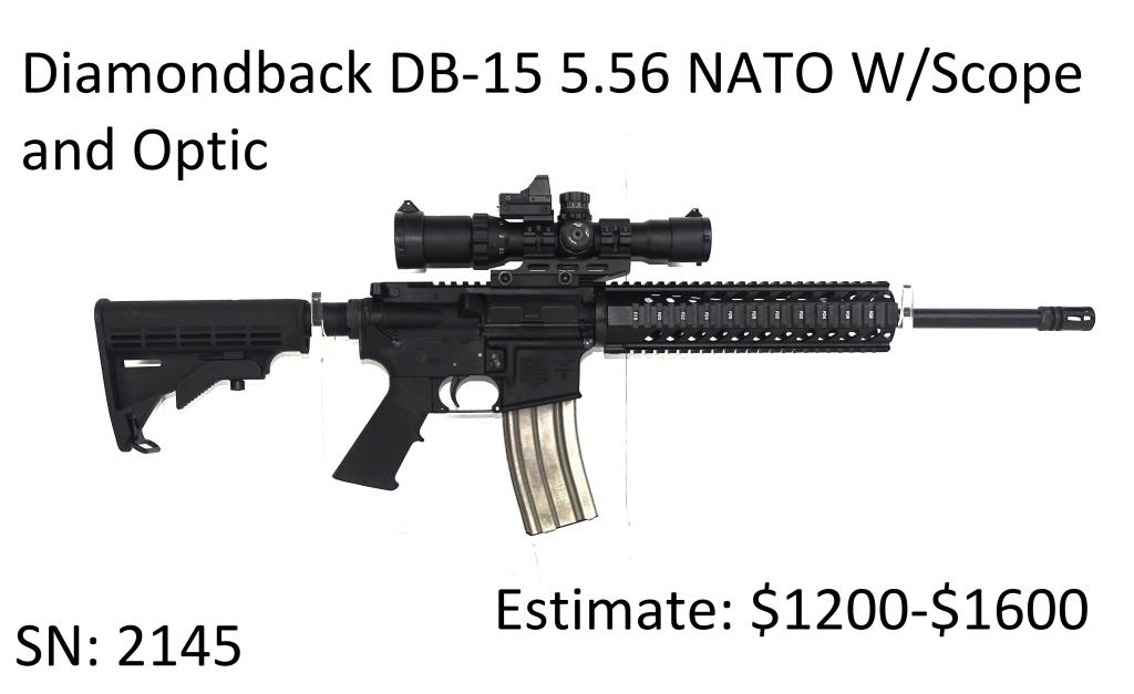 Diamondback Db 15 5.56 Nato W/scope & Optic