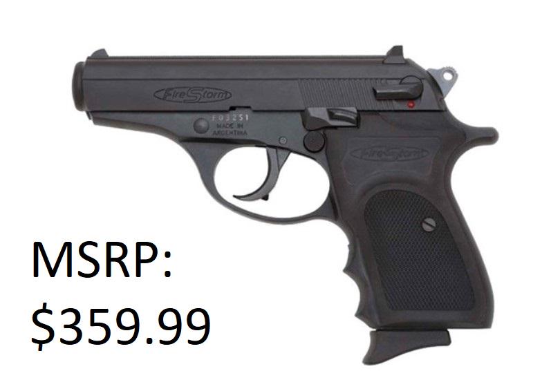 Bersa Firestorm 380 Acp Black Pistol