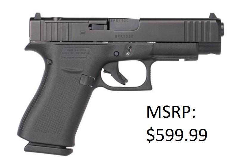 Glock G48 9mm Black Pistol MOS FS Front Rail - Feb 25, 2023 | Full Clip ...