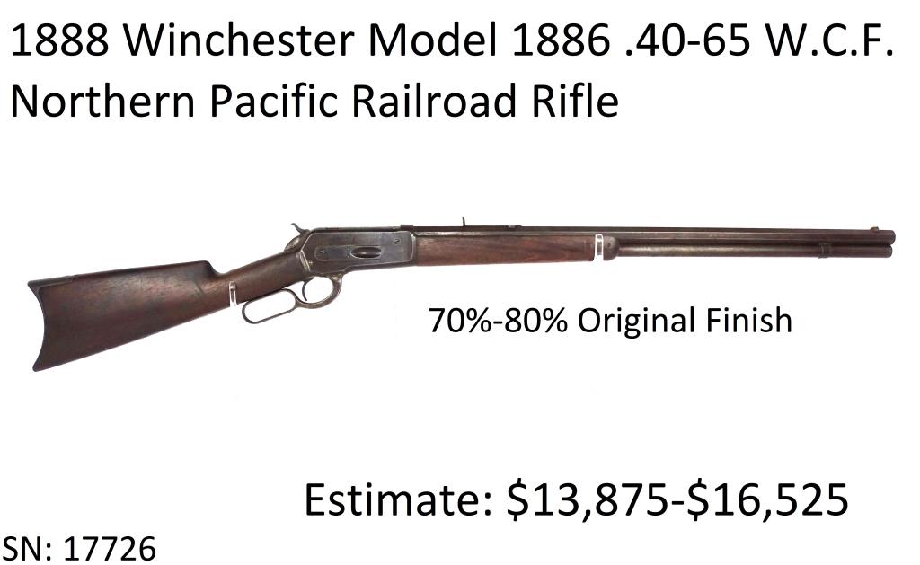 1888 Winchester Model 1886 .40-65 W.C.F. Rifle - Mar 19, 2023 | Full ...