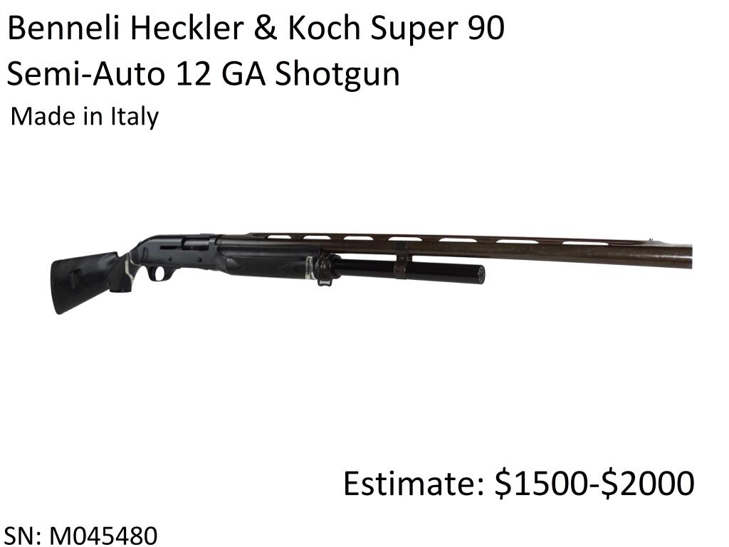 Benneli Heckler & Koch Super 90 12 Ga Shotgun