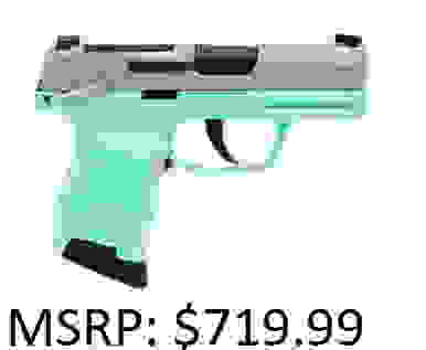 Sig Sauer P365 .380 Acp Turquoise Pistol Auction