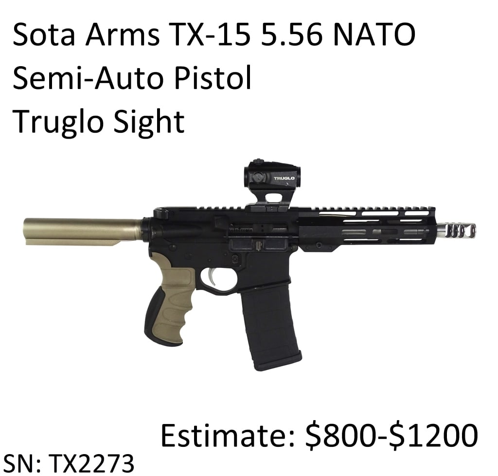 Sota Arms Tx 15 5.56 Nato Semi Auto Pistol