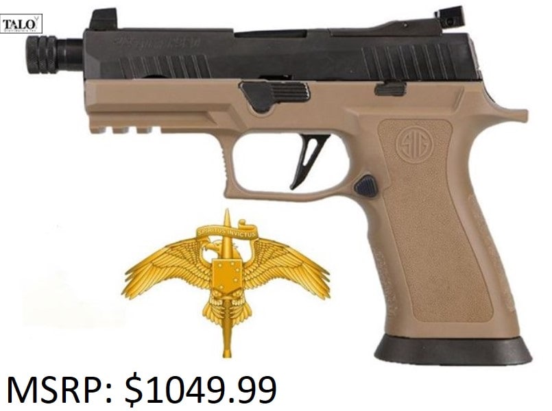 Sig Sauer P320 X Carry Marine Raider 9mm Pistol