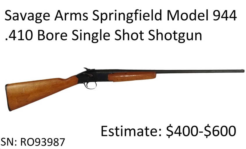 Savage Arms Springfield Model 944 .410 Shotgun