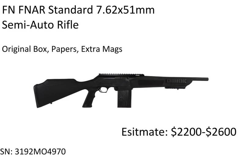 Fn Fnar Standard 7.62x51mm Semi Auto Rifle
