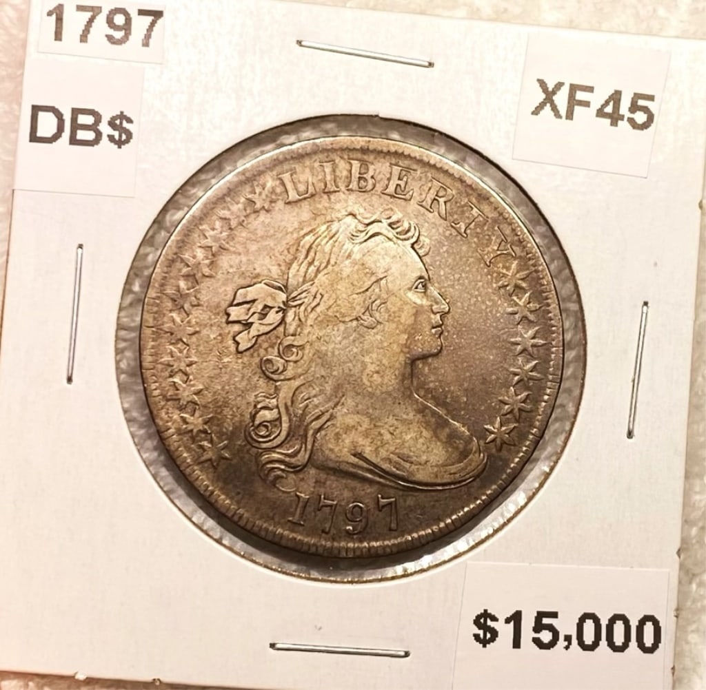1797 Draped Bust Dollar Xf45 Auction