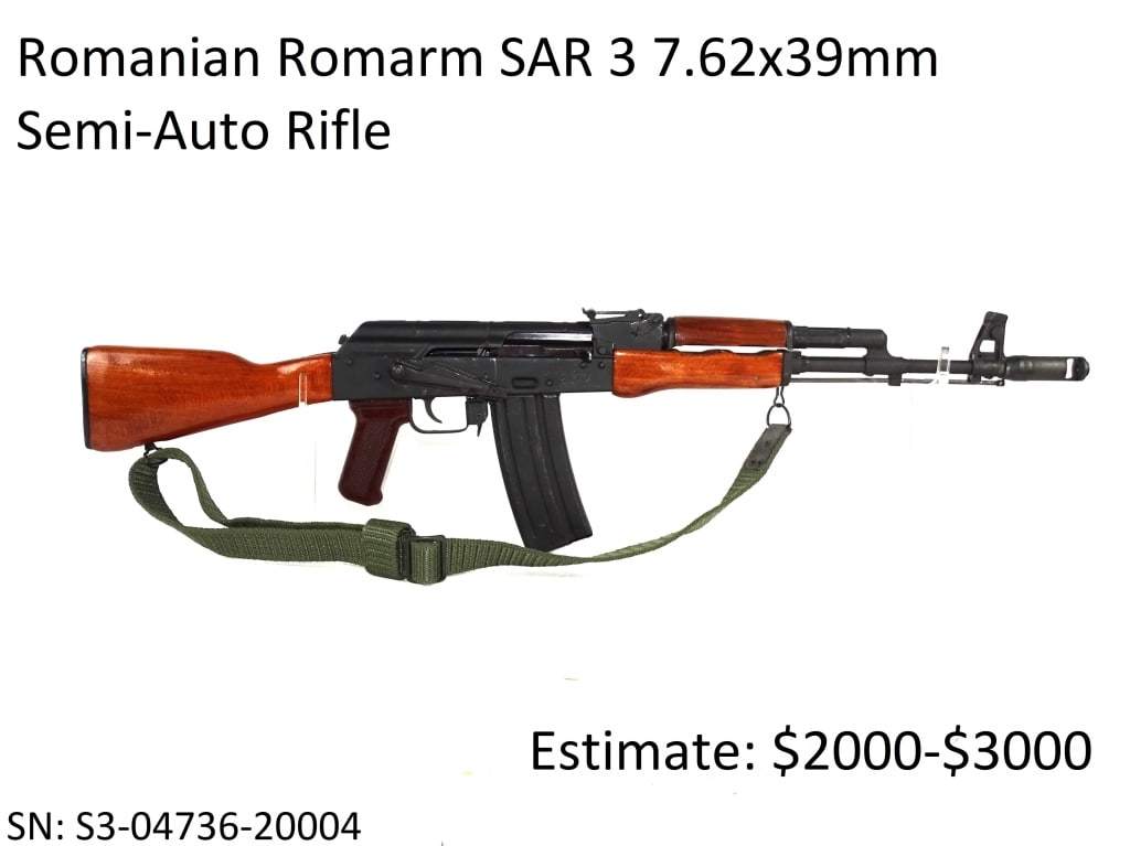 Romanian Romarm Sar 3 7.62x39mm Rifle - Jan 07, 2024 | Collectors ...