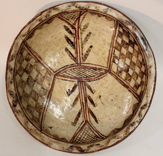 Vintage Primitive Pottery Bowl (#0027) on Jan 29, 2023 | deZine LLC in NJ