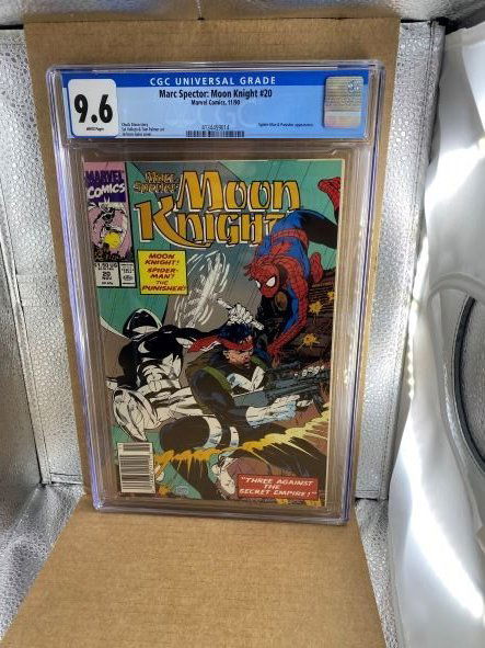Mark Spector Moon Knight #20 Cgc 9.6 Newsstand Edition