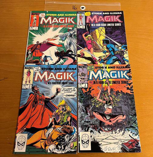 Magik Issue #'s 1 4 Marvel Copper Age Mini Series