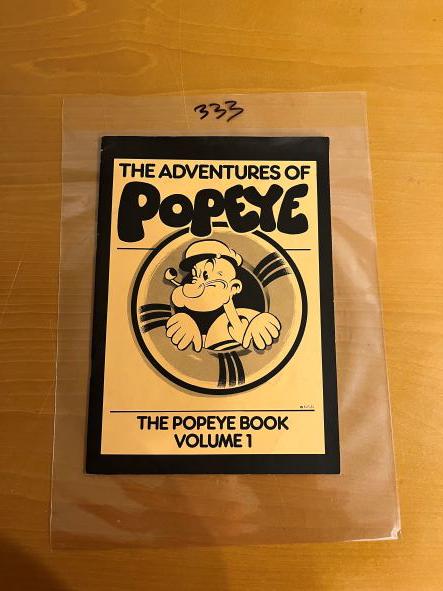 Adventures of Popeye The popeye book vol. 1 (#0333) on Jan 21, 2023 ...