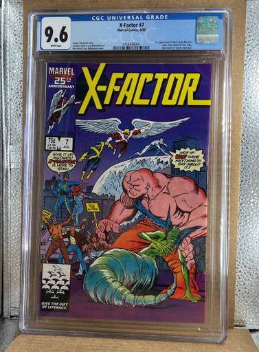 X Factor #7 Cgc 9.6 1st App Of Skids