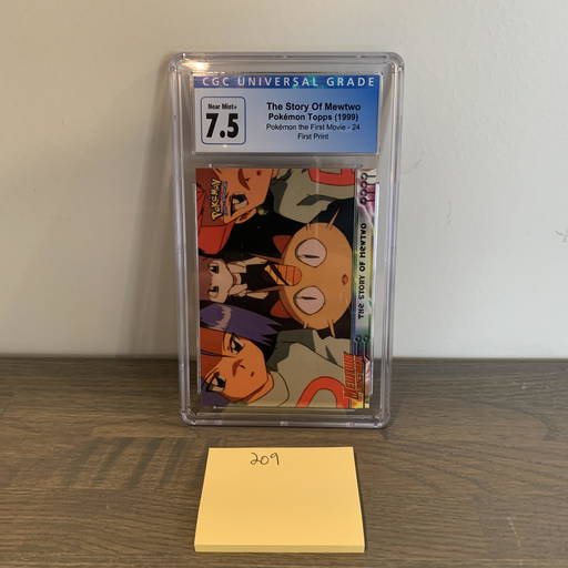 The Story Of Mewtwo Topps Pokemon Card