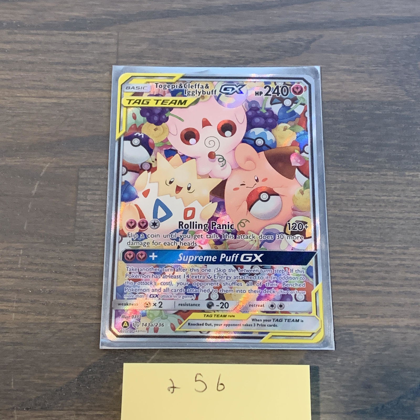 Togepi & Cleffa & Igglybuff Gx Pokemon Card