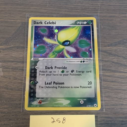 Dark Celebi Pokemon Card