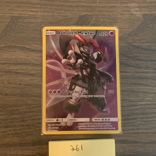 Armored Mewtwo Pokemon Card