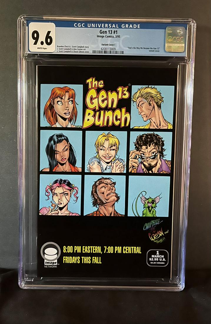 Gen 13 Cover I Cgc 9.6