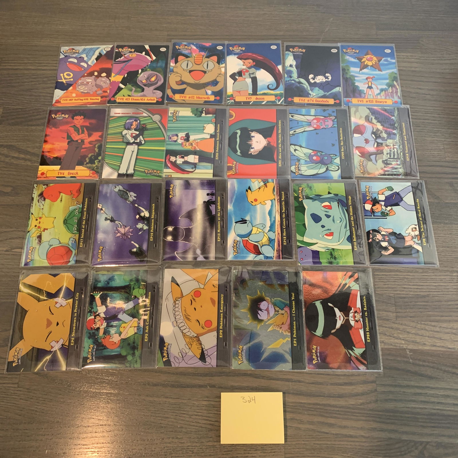 Vintage Topps Tv Pokemon Cards