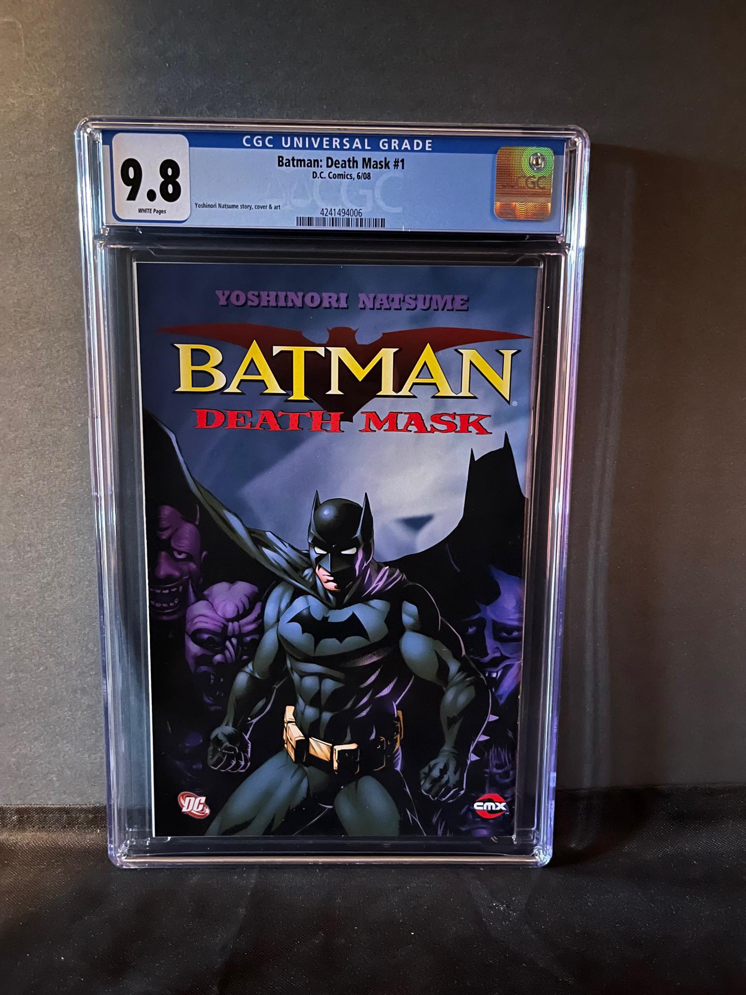 Batman Death Mask 1 Cgc 9.8 Auction