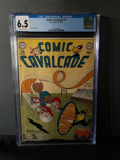 Comic Cavalcade 35 Cgc 6.5 Nice!