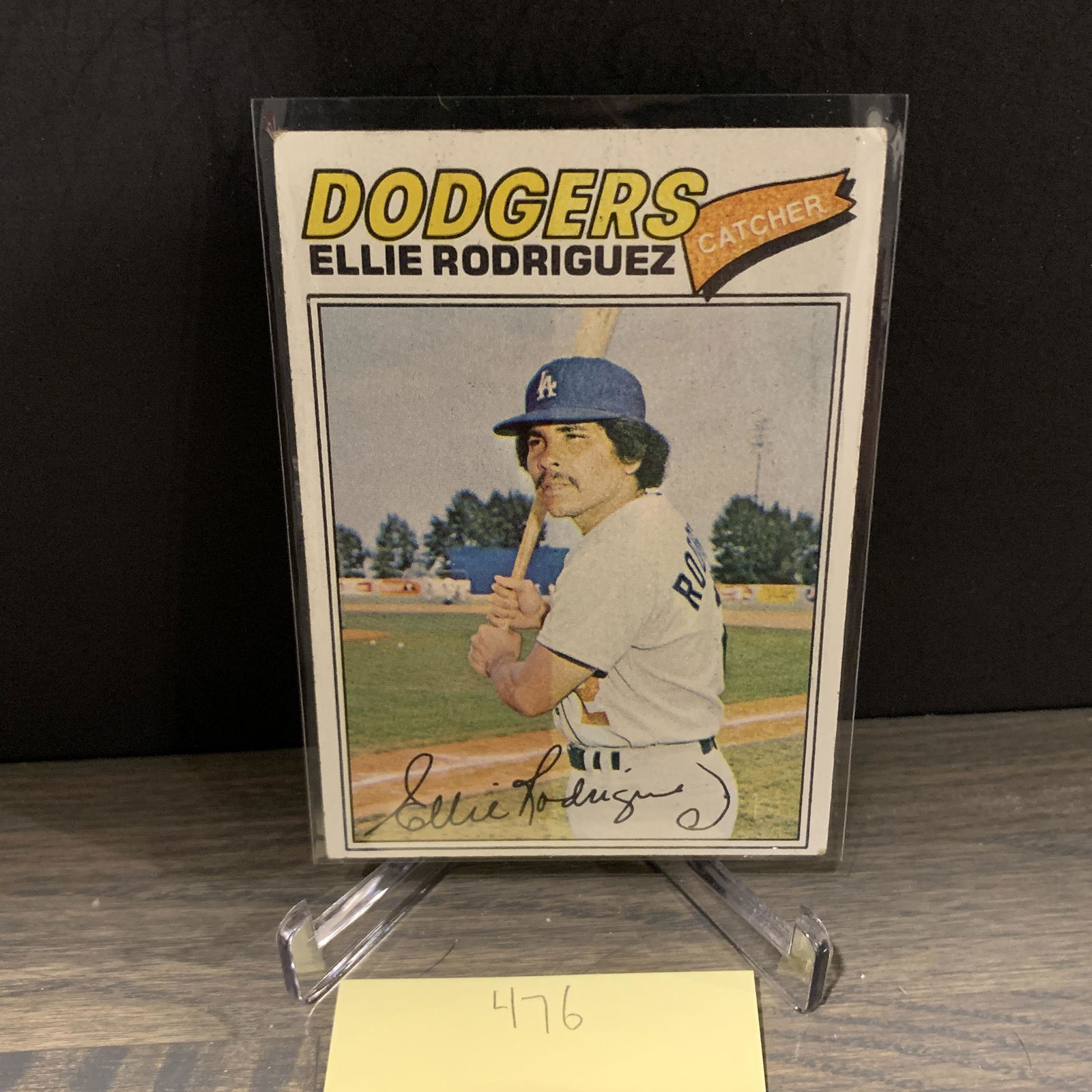 Ellie Rodriguez 70s Topps Baseball Card Auction