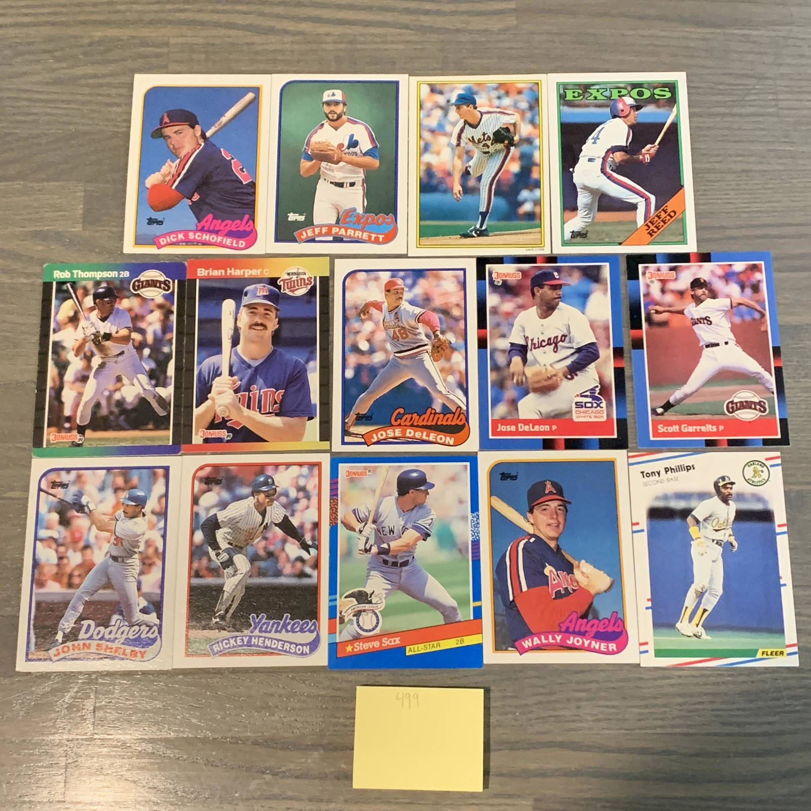 80s Baseball Cards Steve Sax Auction