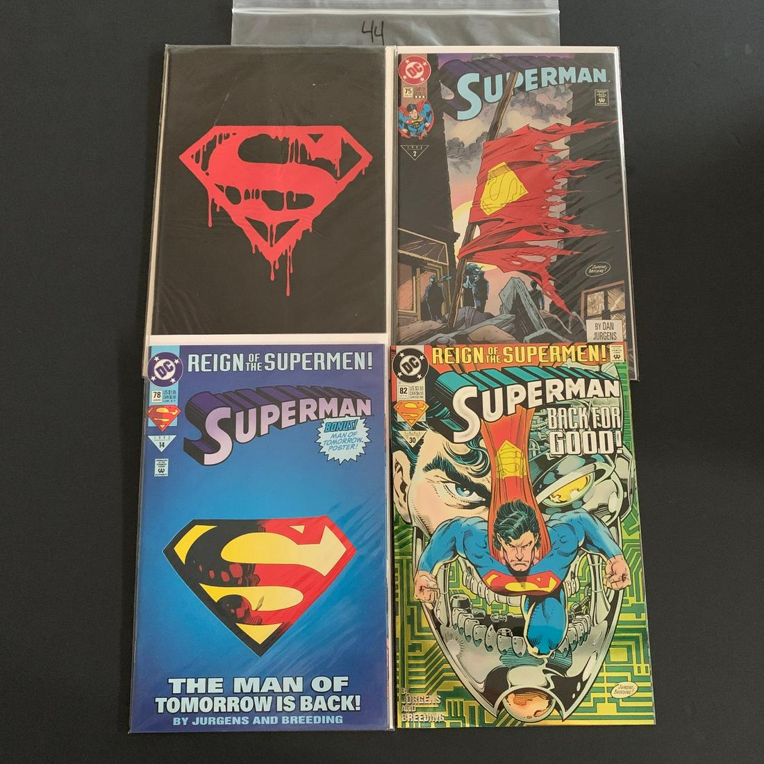 Death Of Superman Comic Lot