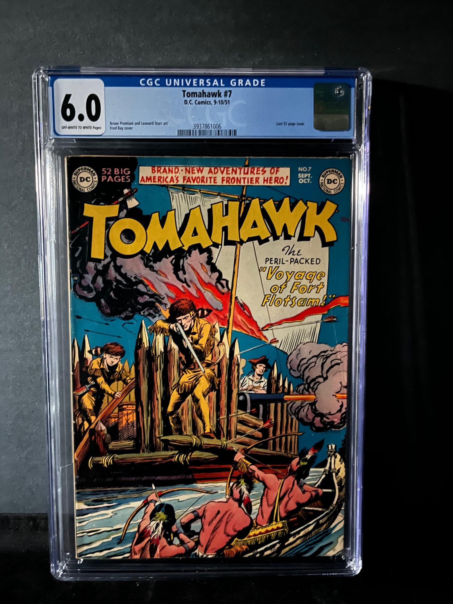 Tomahawk 7 Cgc 6.0 Auction
