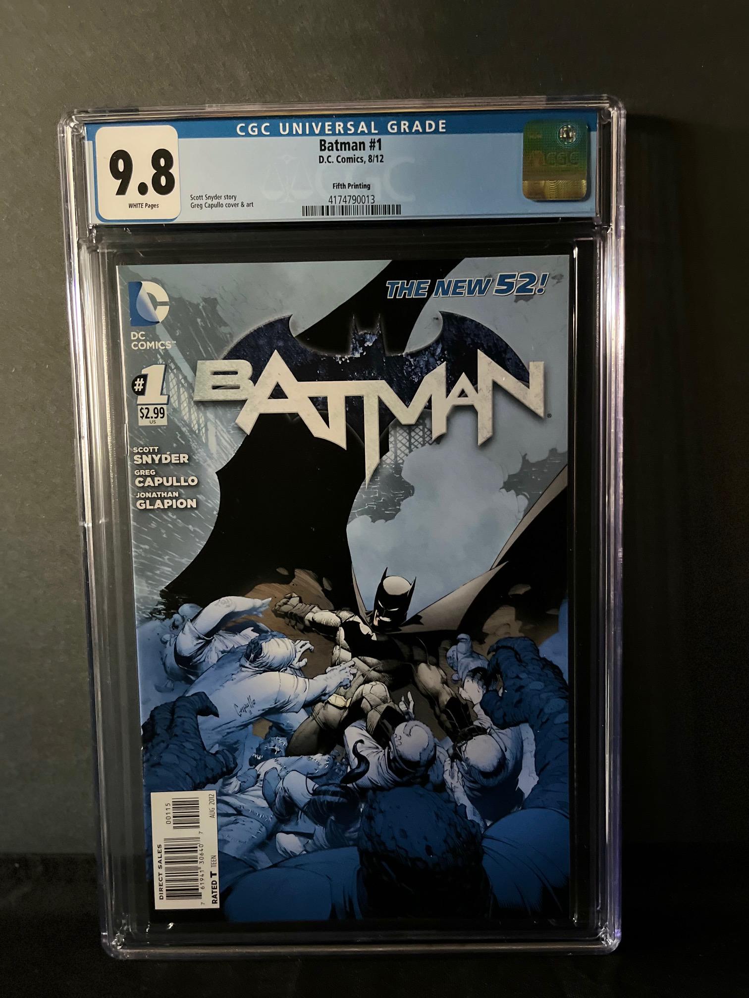 Batman 1 Dc New 52 Cgc 9.8 Auction