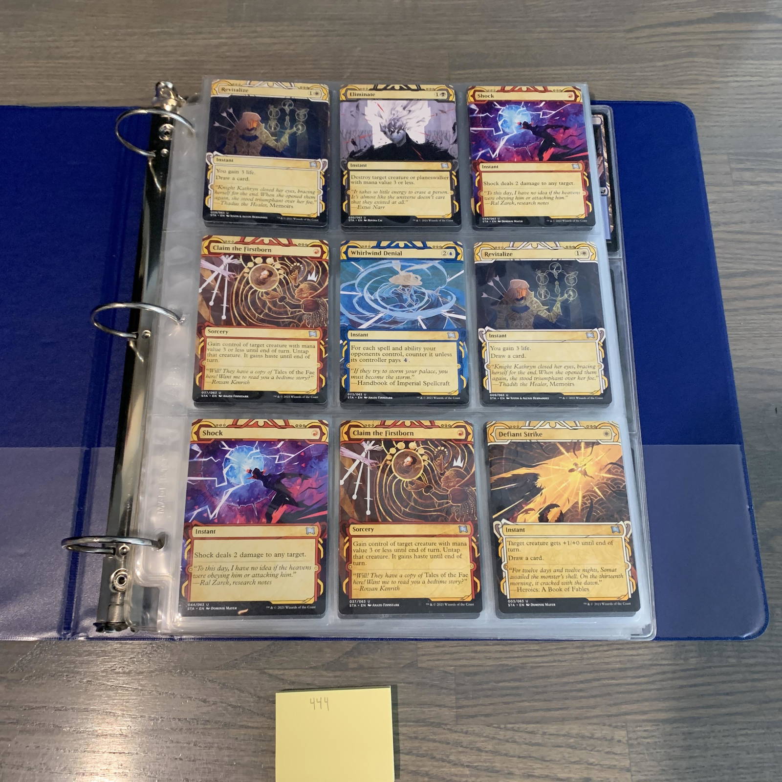 Magic The Gathering Cards Binder Auction