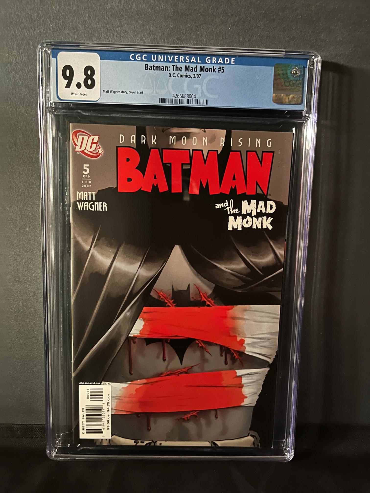 Batman And The Mad Monk 5 Cgc 9.8 Auction