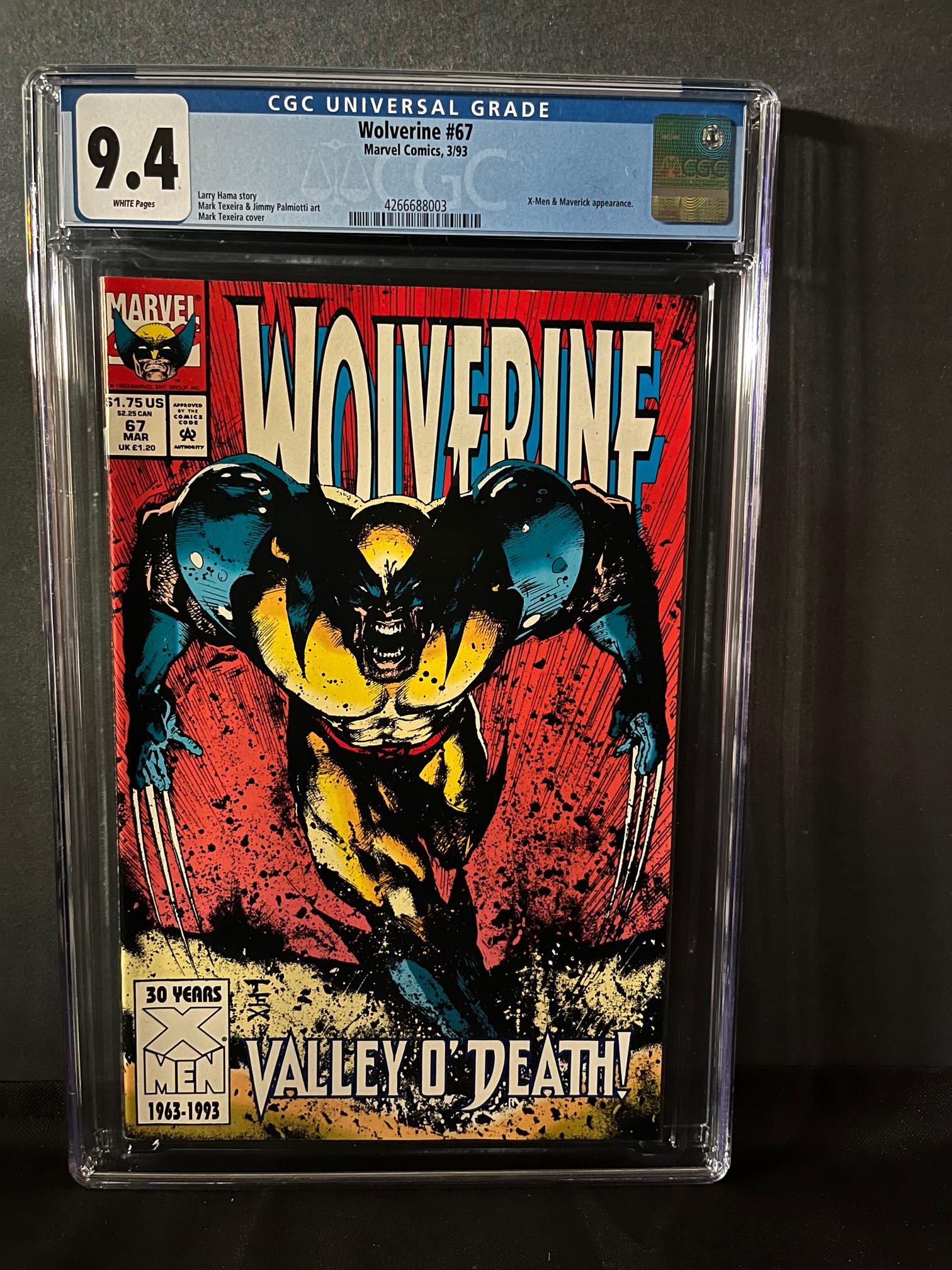 Wolverine 67 Cgc 9.4 Auction