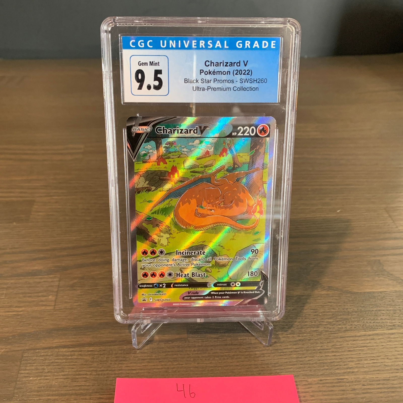 Cgc 9.5 Charizard V Pokemon Card Auction