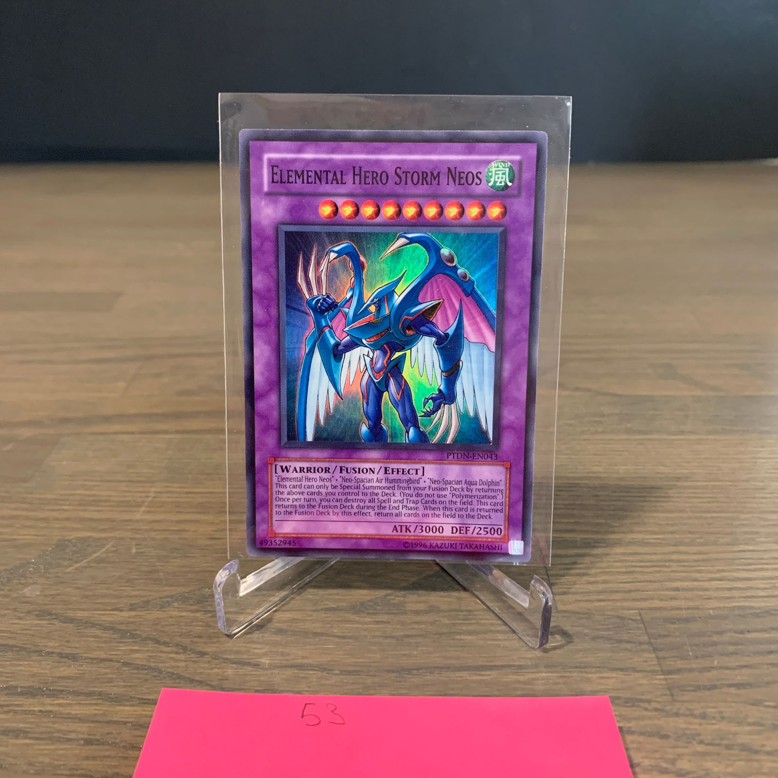 Elemental Hero Storm Neos Yugioh Card Auction