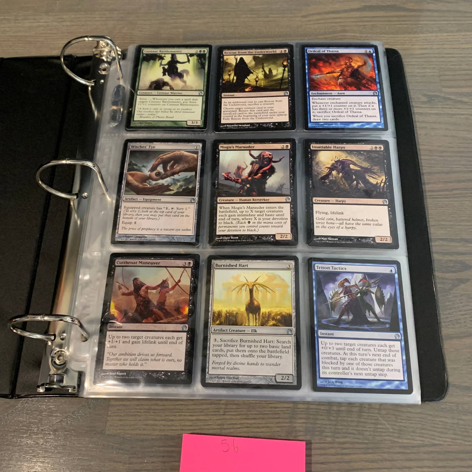 Binder Of Magic The Gathering Cards Auction