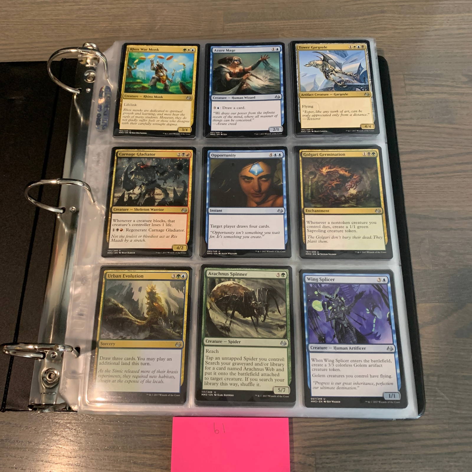 Binder Of Magic The Gathering Cards Auction