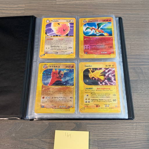 E Reader Pokemon Card Binder Charizard