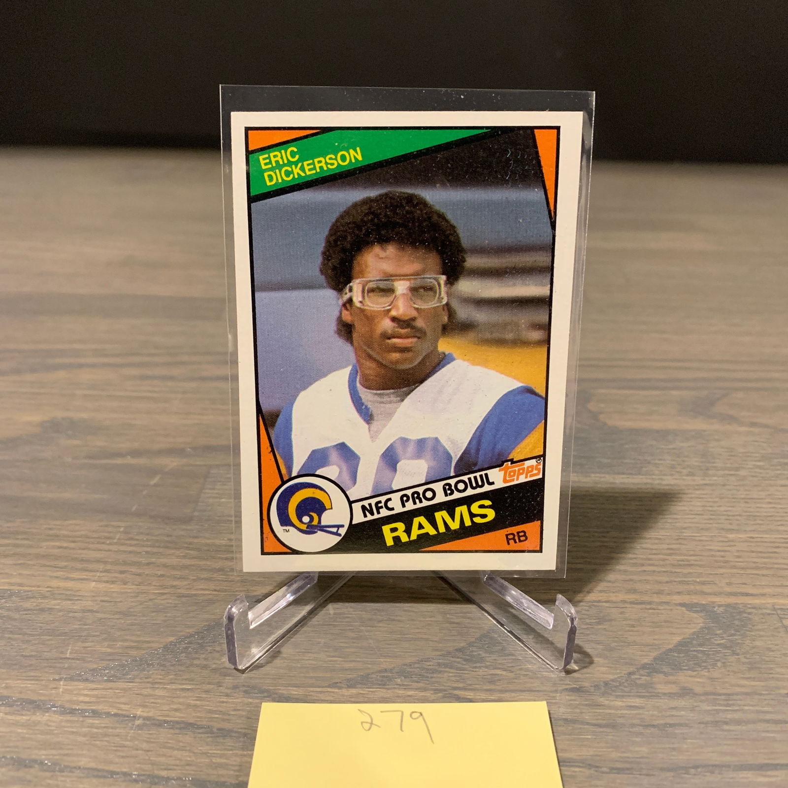 Rookie Card 1984 Topps Hof Eric Dickerson Auction