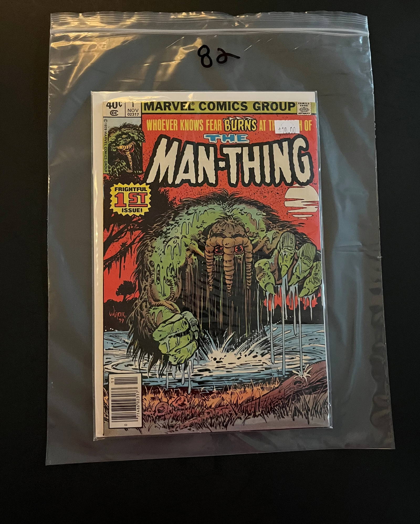 Man-thing 1 Marvel 2nd Series Auction