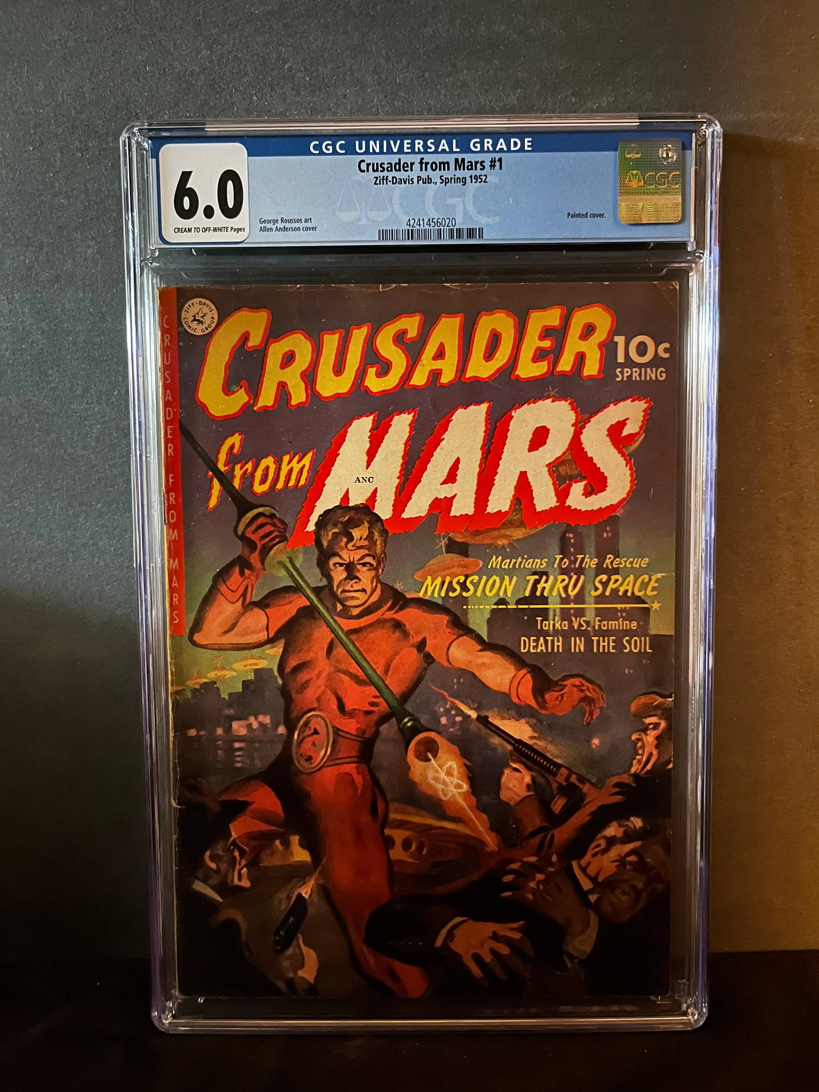Crusaders From Mars 1 Cgc 6.0 Ziff-davis Pre-code Auction