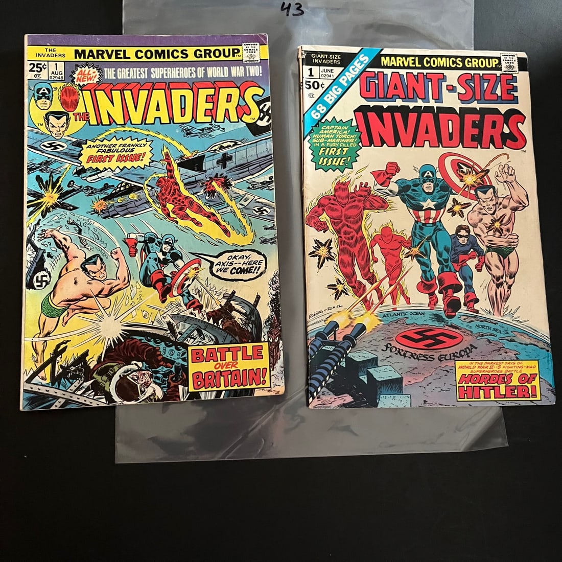 Invaders 1 & Giant-size Invaders 1 Auction